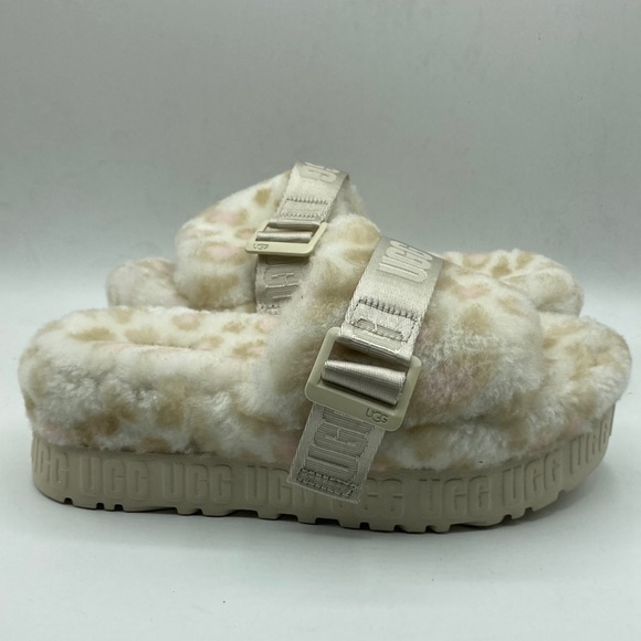 UGG | Shoes | Ugg Womens Fluffita Flatform Leopard Slide | Poshmark